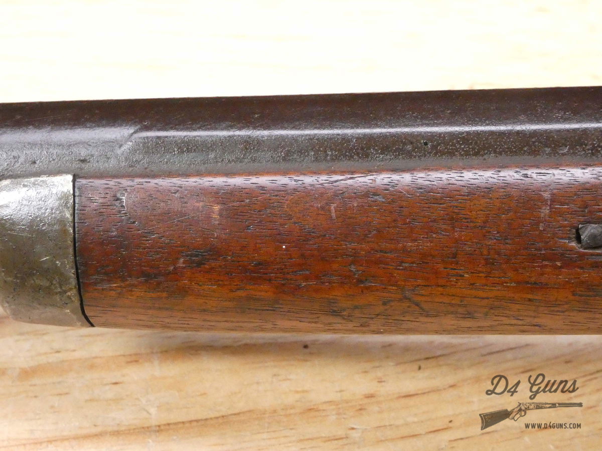 Unmarked Percussion Black Powder Rifle - .62 Caliber Ball - Black ...