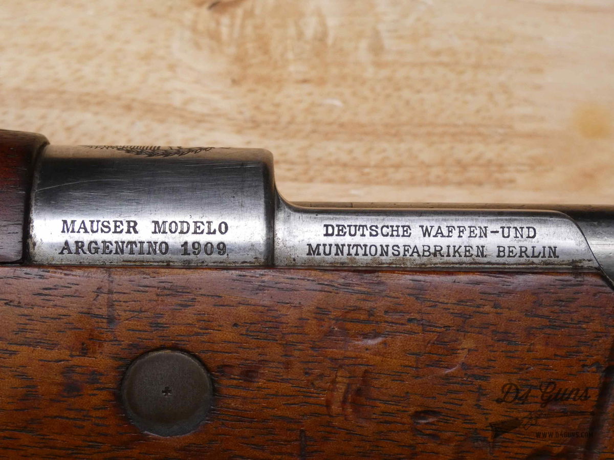 Mauser Modelo Argentino 1909 - 7.65x53 - Berlin - DWM - WW1 - Bolt ...