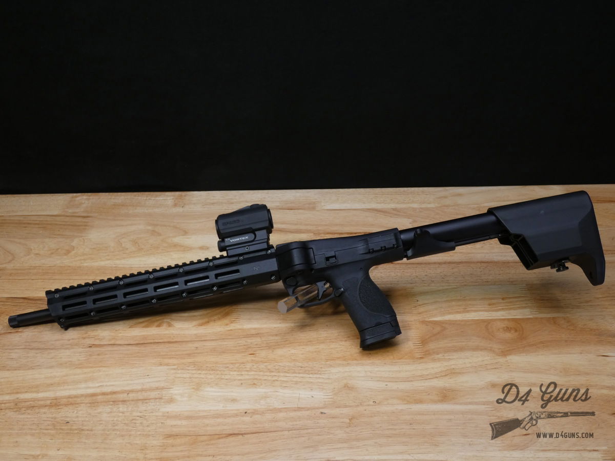 Smith & Wesson M&P FPC - 9mm - S&W - Folding Pistol Carbine w/ Vortex ...