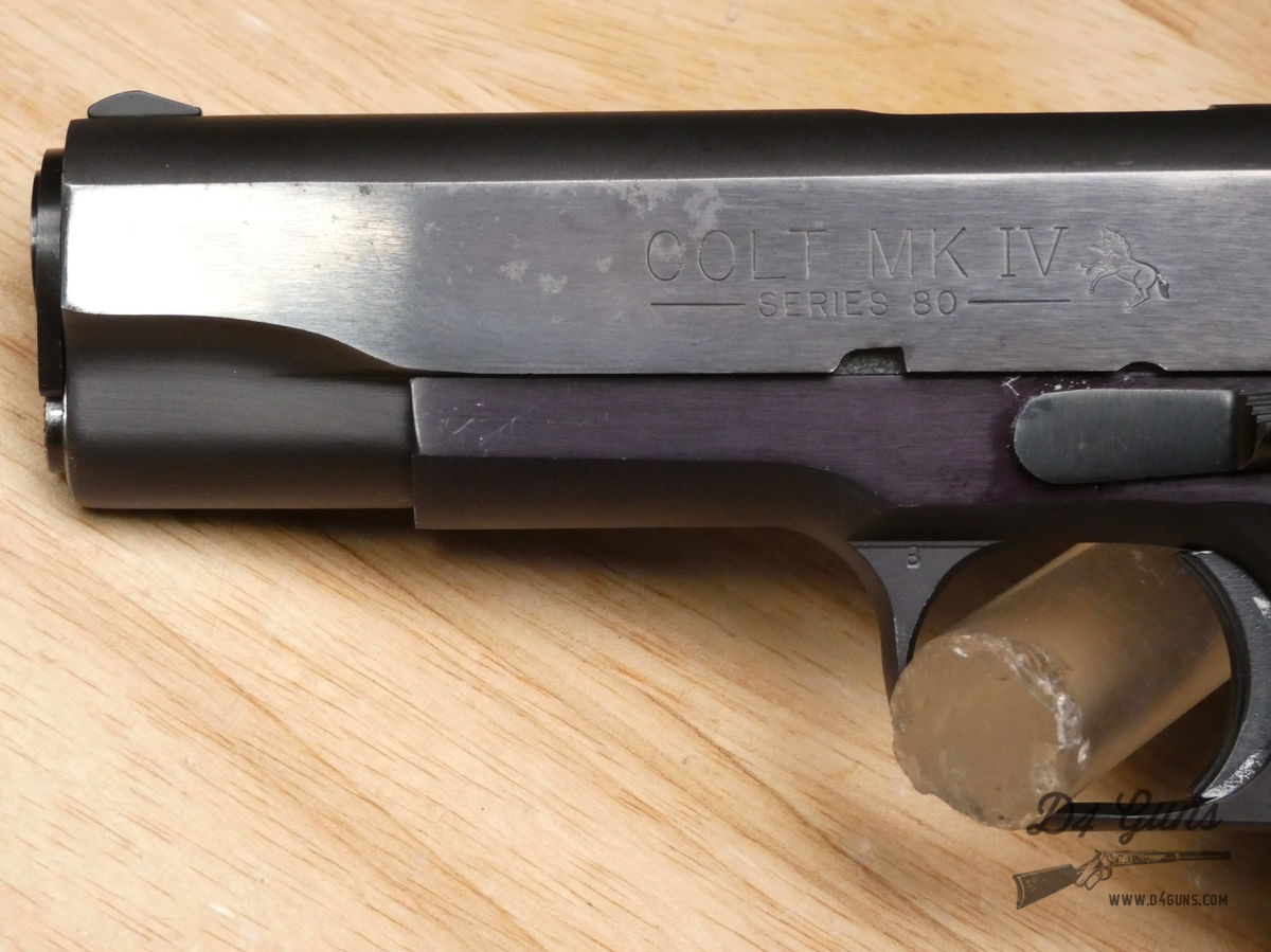 Colt MKIV Series 80 Lightweight Commander 1911 - .45 ACP - MFG 1983 ...