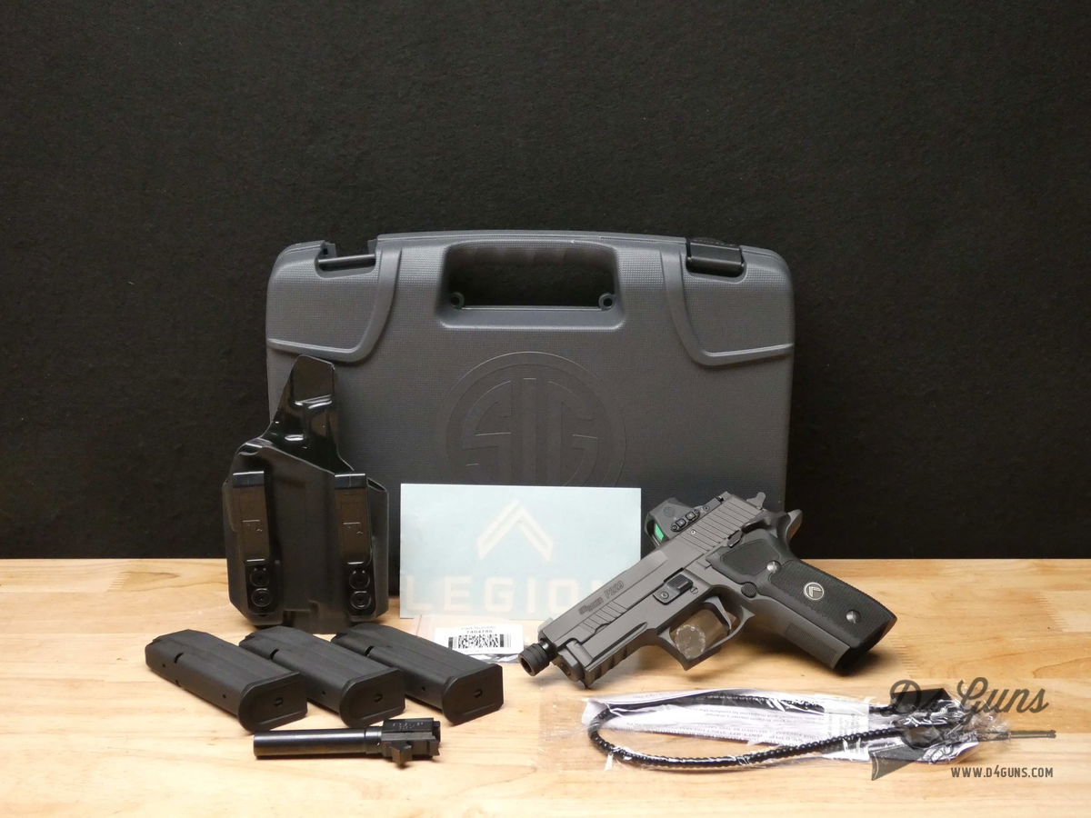 Sig Sauer P229 Legion SAO - 9mm - w/ ROMEO-X RED DOT & MUCH MORE - XLNT ...