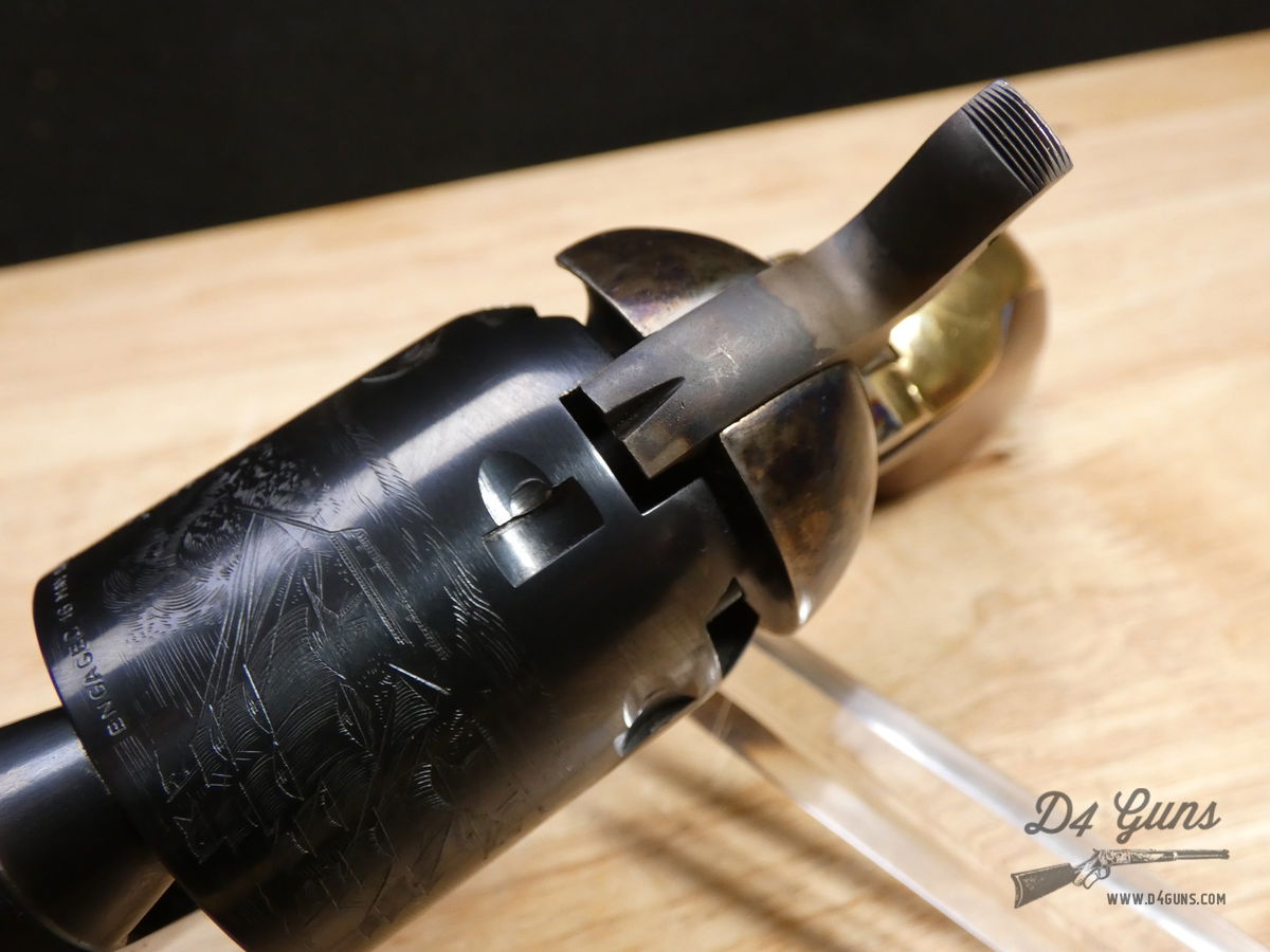 Pietta 1851 Navy - .36 Cal - Italy - w/OG Case - Case Hardened ...