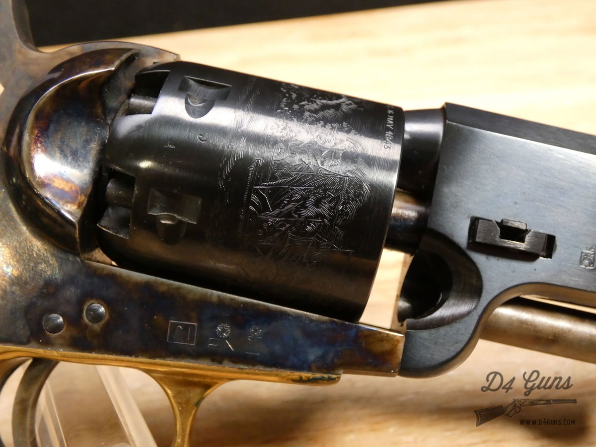 Pietta 1851 Navy - .36 Cal - Italy - w/OG Case - Case Hardened ...