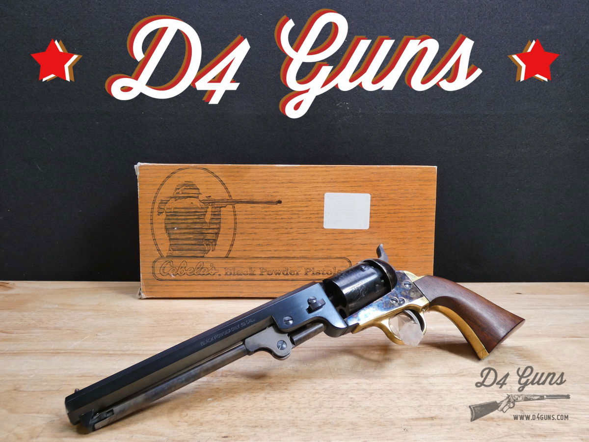 Pietta 1851 Navy - .36 Cal - Italy - w/OG Case - Case Hardened ...