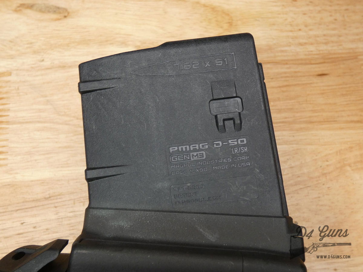 Magpul D-50 M3 AR-10 Drum Magazine - 7.62x51 - .308 Win - AR10 AR 10 ...
