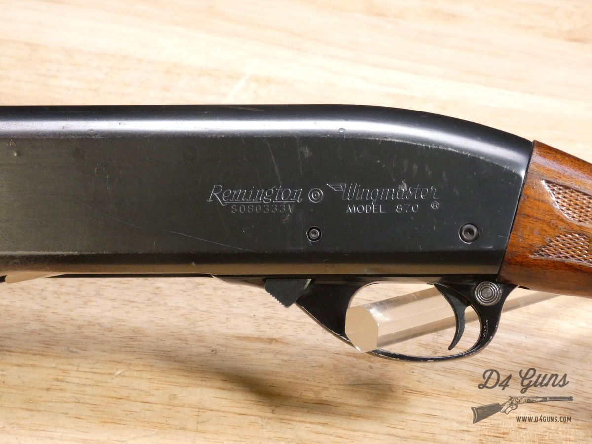 Remington 870 Wingmaster 2 Barrel Combo - 12 Gauge - Pump - Slug & Bird ...