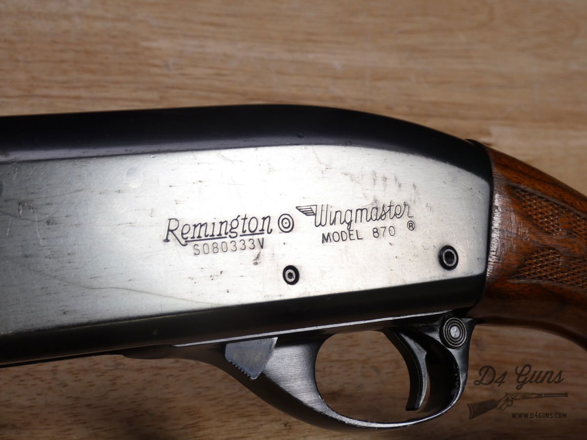 Remington 870 Wingmaster 2 Barrel Combo - 12 Gauge - Pump - Slug & Bird ...