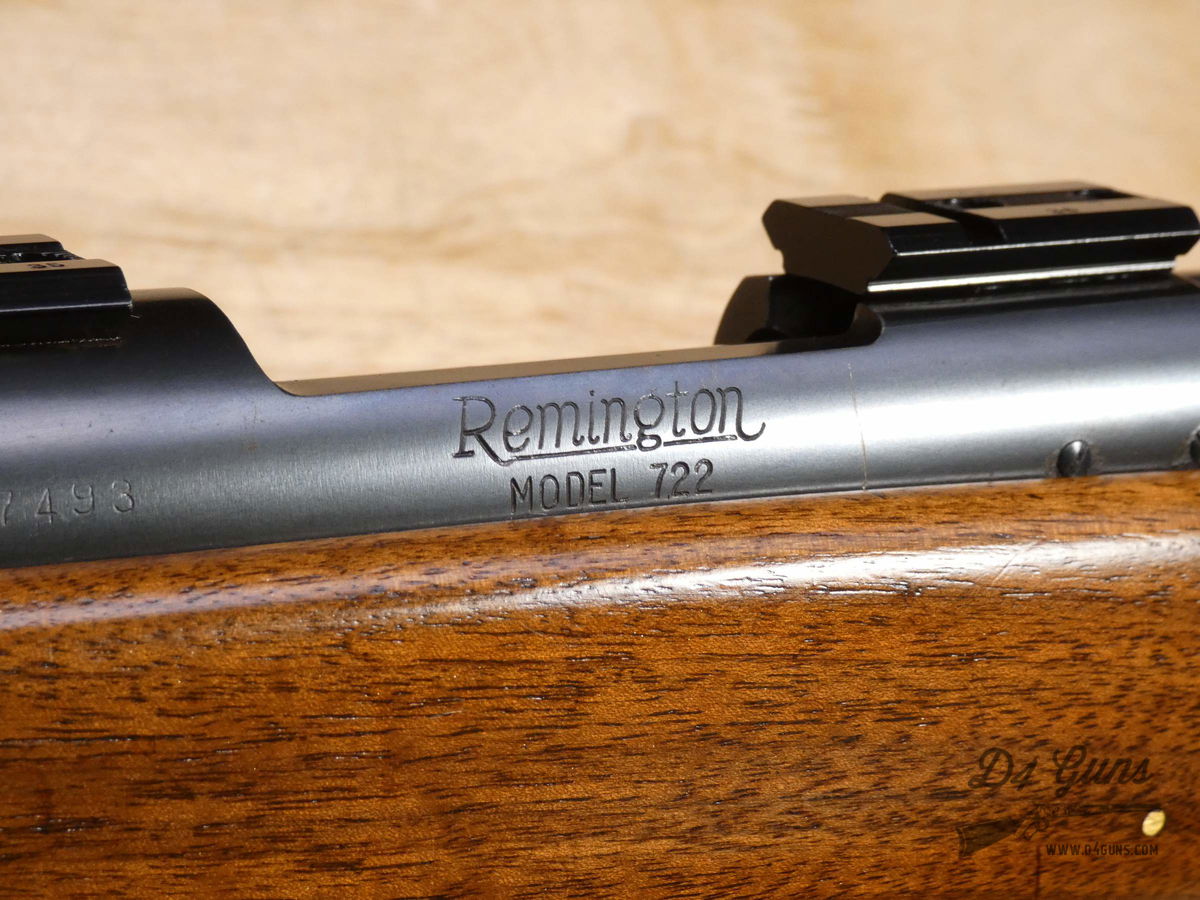 Remington Model 722 - .300 Savage - MFG 1951 - w/ Scope Bases - LOOK ...