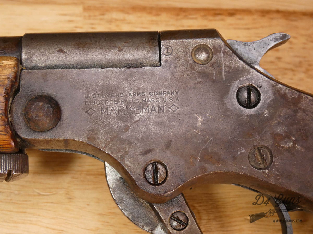 Stevens Model 12 Marksman Rifle - .22 LR - Single-Shot Rifle - Gunsmith ...