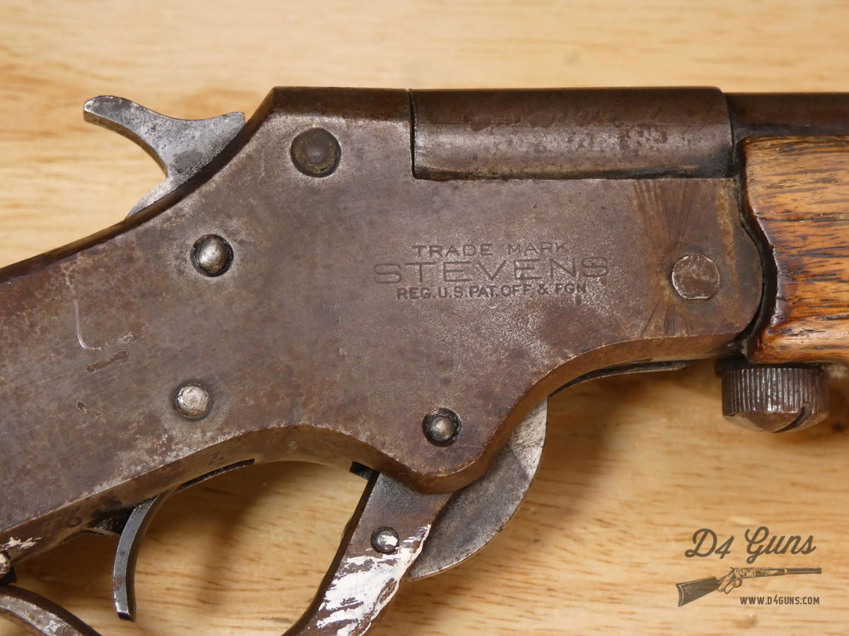 Stevens Model 12 Marksman Rifle - .22 LR - Single-Shot Rifle - Gunsmith ...