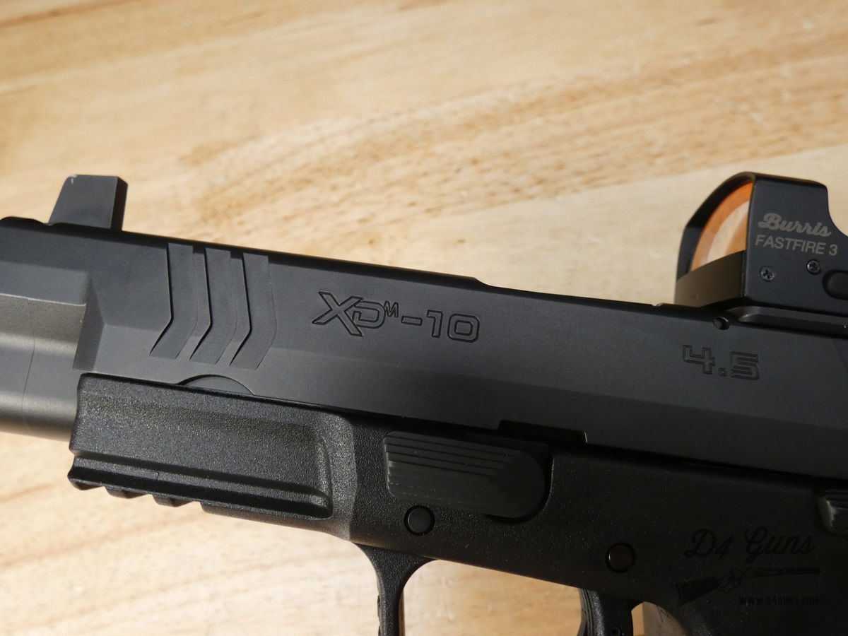 Springfield XDM-10 - 10mm - w/Mags & Red Dot! - Hard Hitting Bear Gun ...