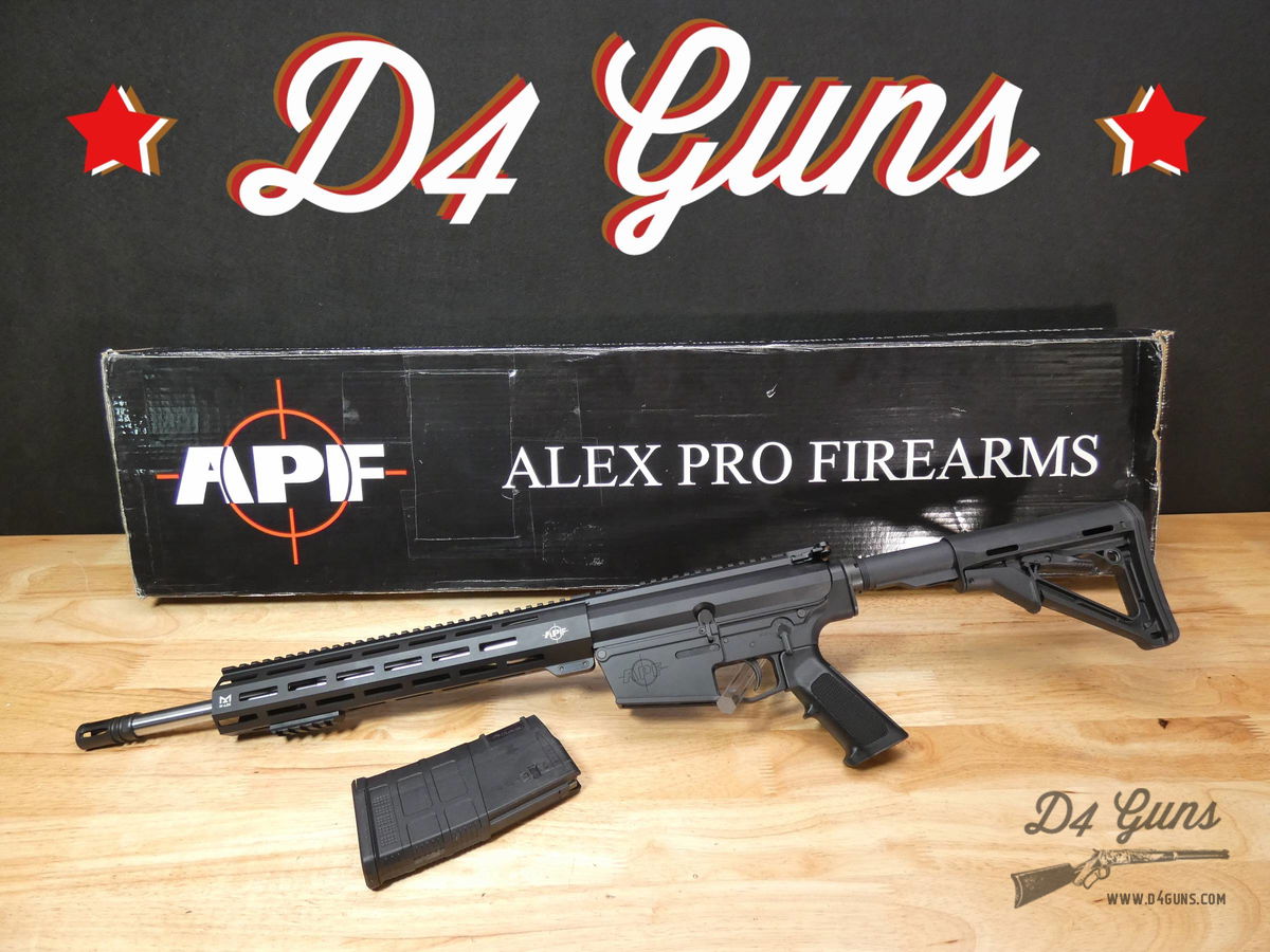 Alex Pro Firearms AR-10 - .308 Win - w/ Mag - Stainless - Alpha Carbine ...