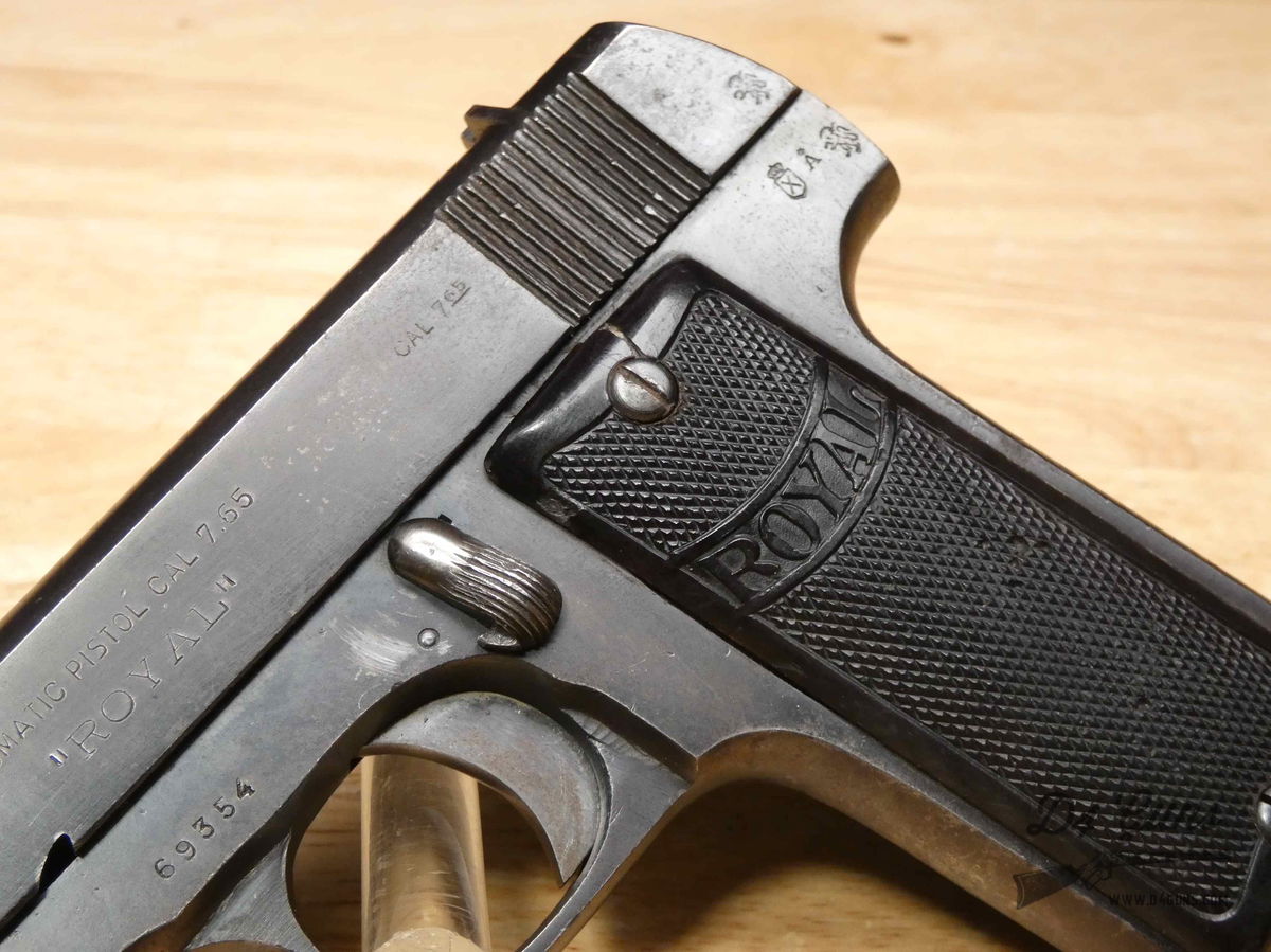 Spanish Eibar Ruby Model Royal - 7.65mm .32 ACP - Mags & Holster ...