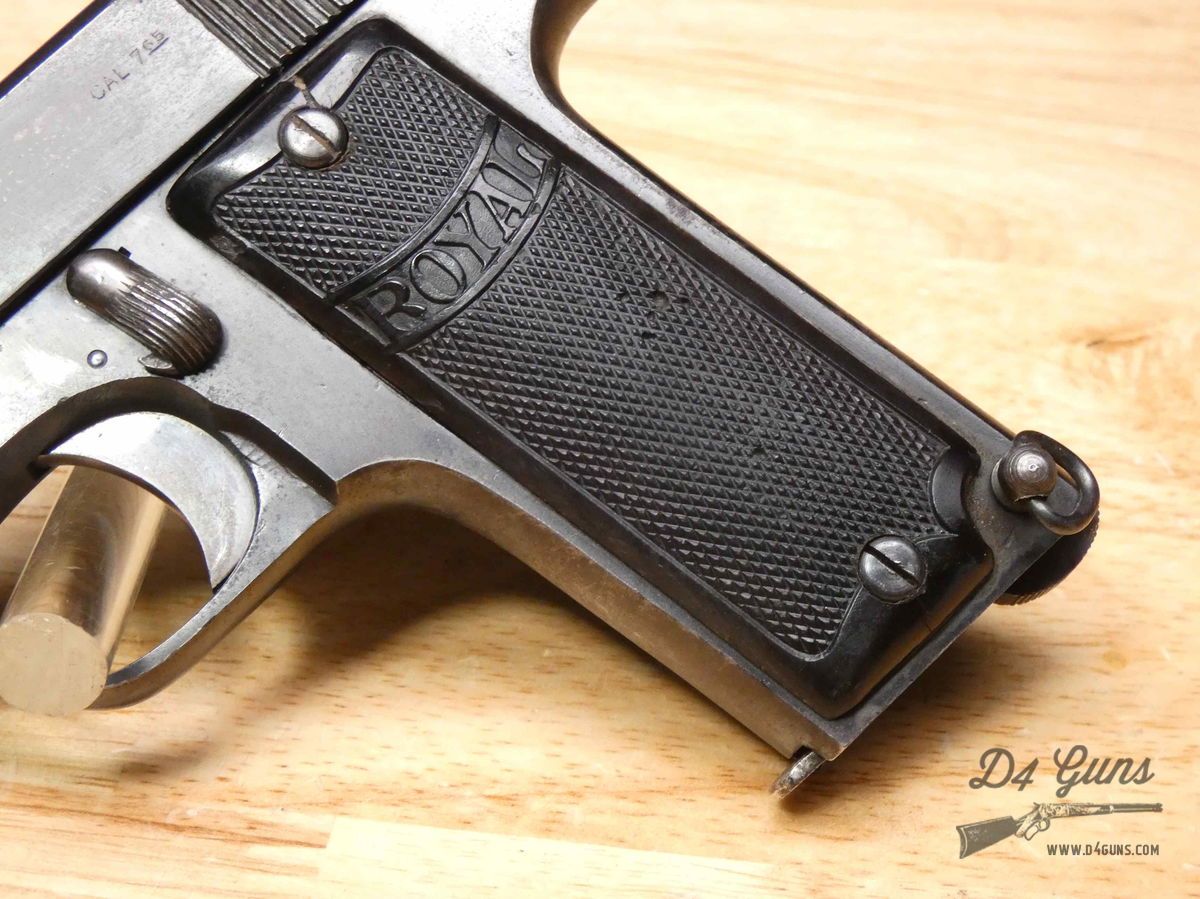 Spanish Eibar Ruby Model Royal - 7.65mm .32 ACP - Mags & Holster ...