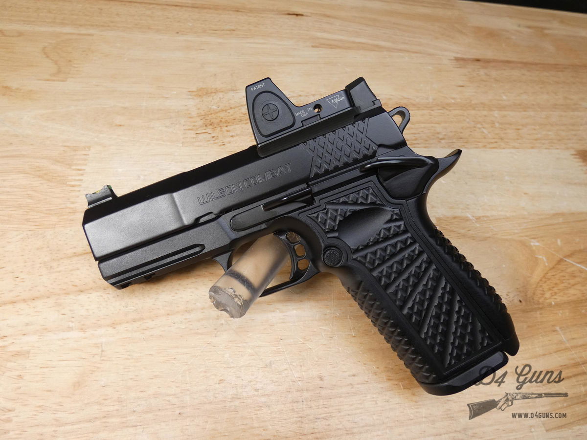 WILSON COMBAT SFX9 - 9MM - 6 Mags! - 2 Holsters! Trijicon RM06 Red Dot ...