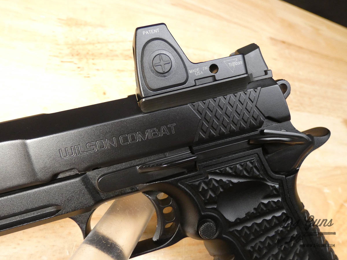 WILSON COMBAT SFX9 - 9MM - 6 Mags! - 2 Holsters! Trijicon RM06 Red Dot ...