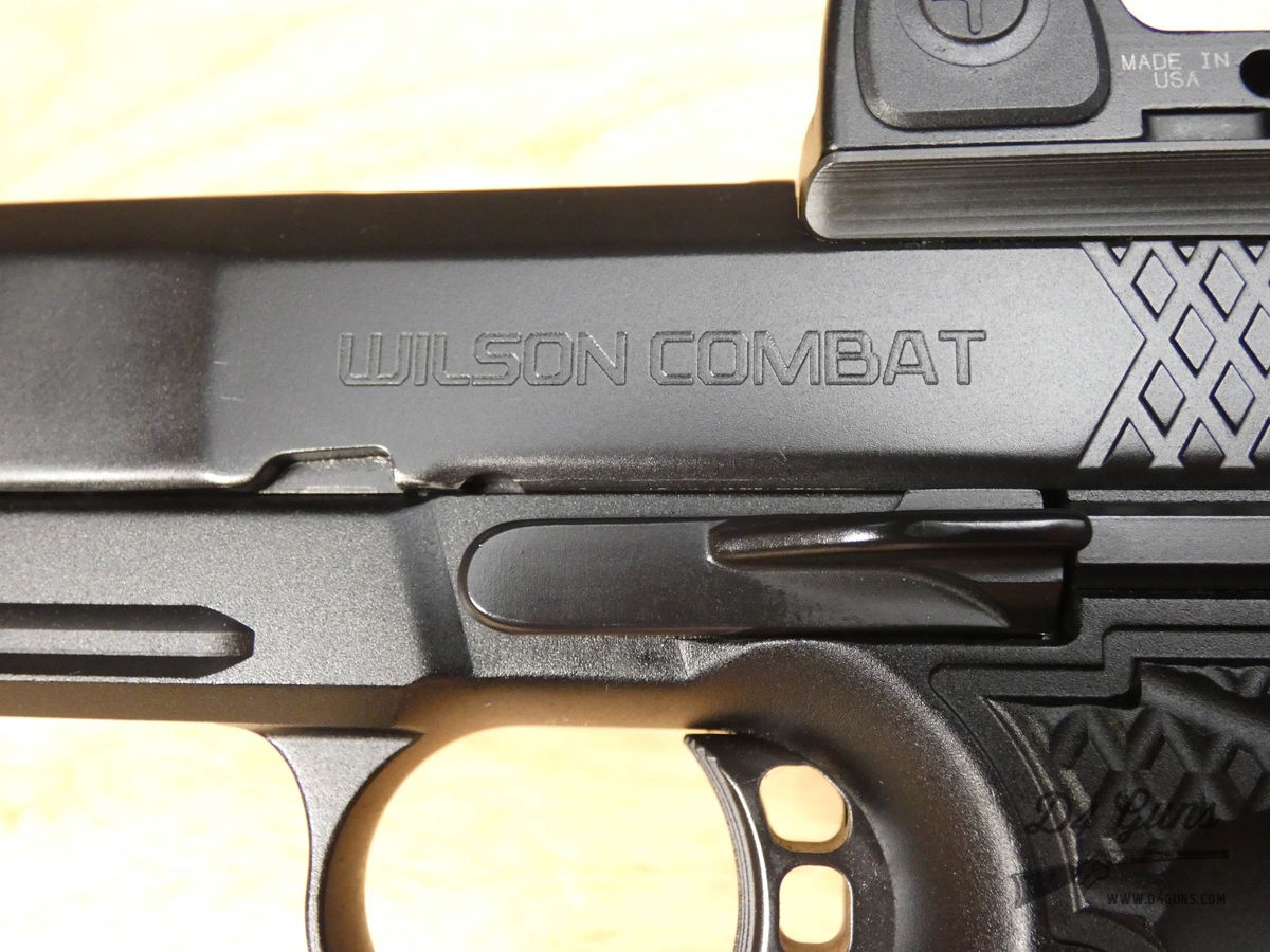 WILSON COMBAT SFX9 - 9MM - 6 Mags! - 2 Holsters! Trijicon RM06 Red Dot ...