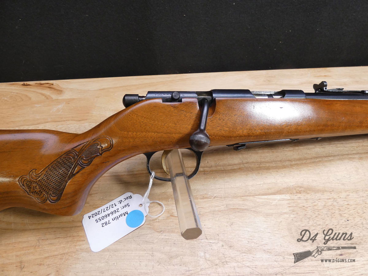 Marlin Model 782 - .22 WMR - JM Stamp -MFG 1974 - Bolt Action 22 MAG ...