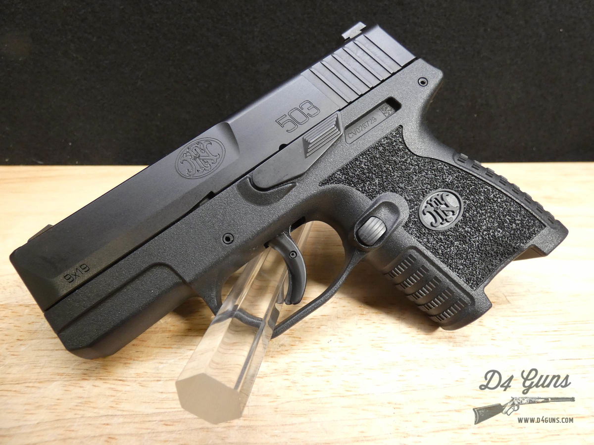 FN 503 - 9mm - w/ Case + 2 Mags - Sub Compact Pistol - FNH - Semi Auto ...