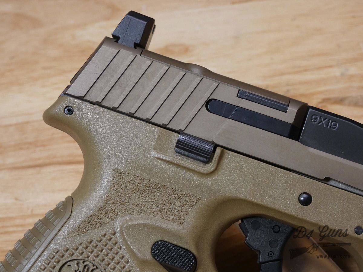 FN 509C MRD Comp FDE - 9mm - Compact 509 - Flat Dark Earth Optic Ready ...