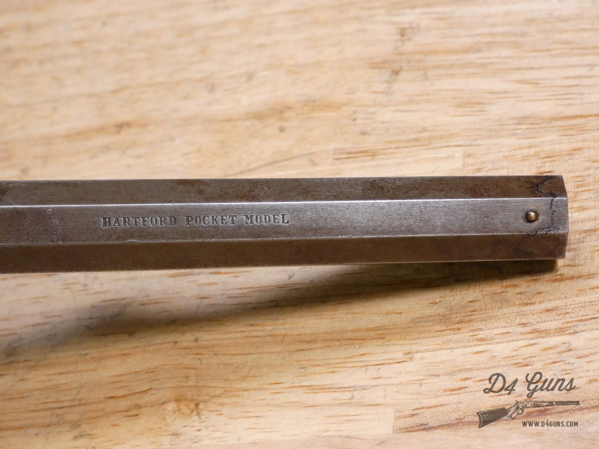Dixie Gun Works Hartford Pocket Model - .36 Cal - Black Powder - Civil ...