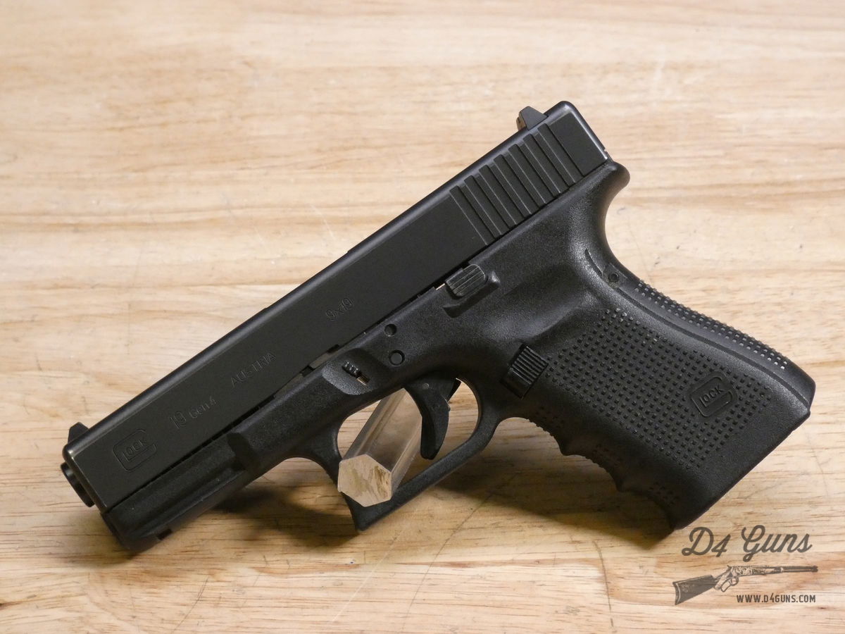 Glock 19 Gen 4 - 9mm - G19 Gen4 - w/ Mag! - CCW - 19 - Duty Pistol ...