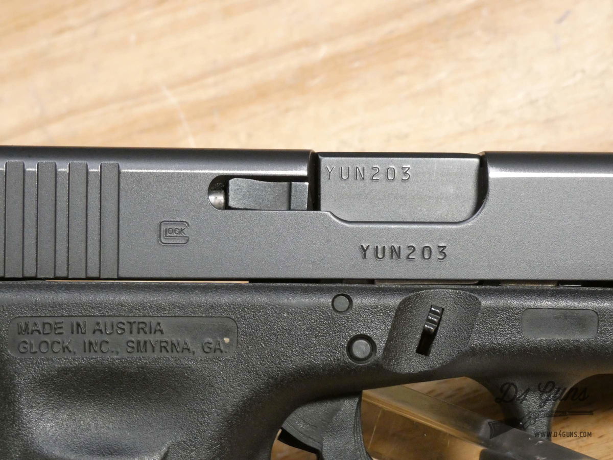 Glock 19 Gen 4 - 9mm - G19 Gen4 - w/ Mag! - CCW - 19 - Duty Pistol ...