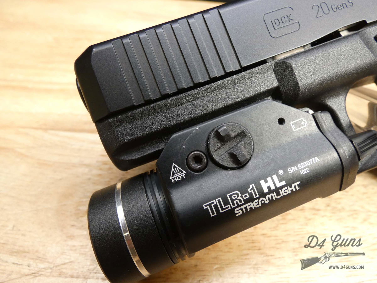 Glock 20 Gen5 MOS - 10mm - G20 - Optics Ready - OG Case & Streamlight ...