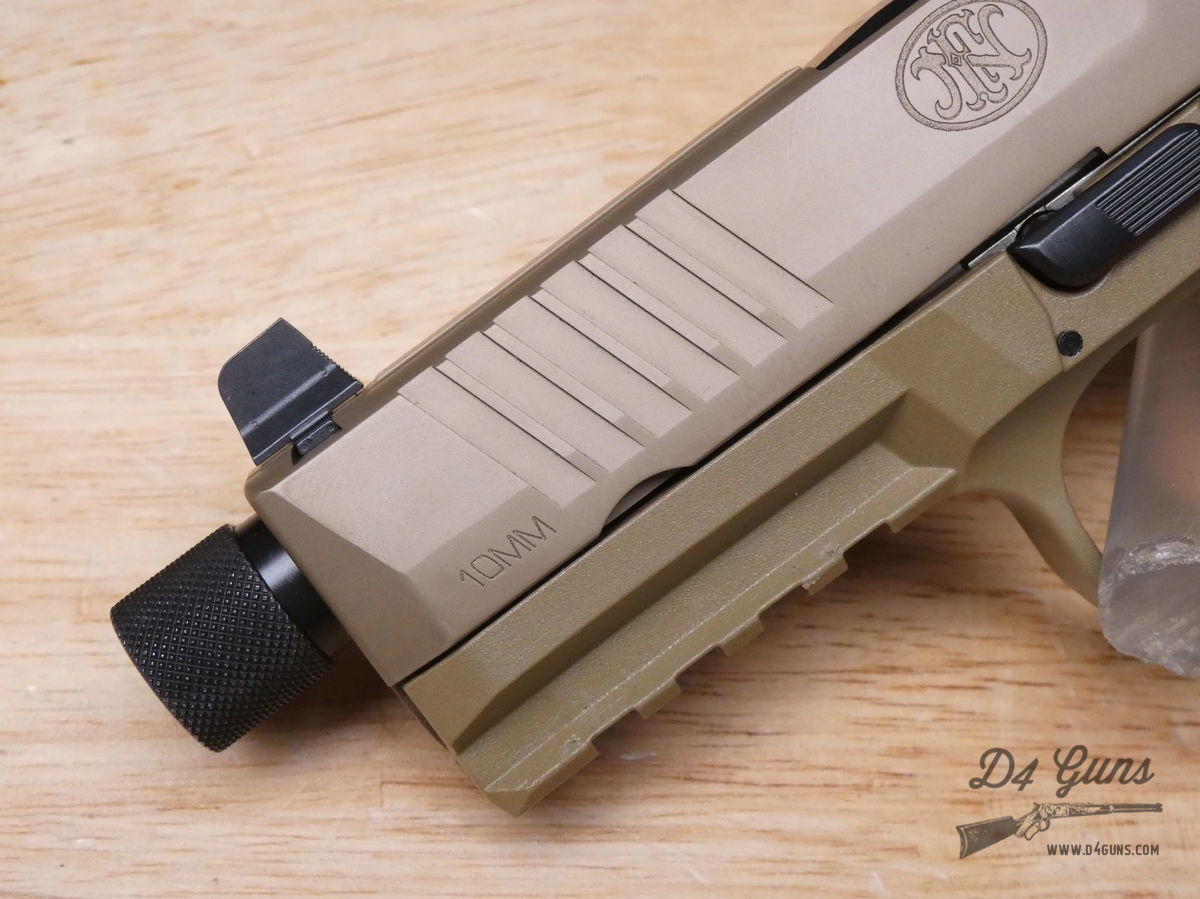 FN 510 Tactical - 10mm - FDE - 510T - Threaded - Optics Ready - CCW ...