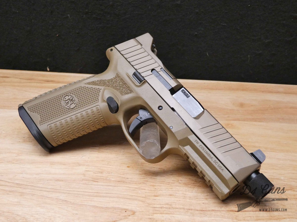 FN 510 Tactical - 10mm - FDE - 510T - Threaded - Optics Ready - CCW ...
