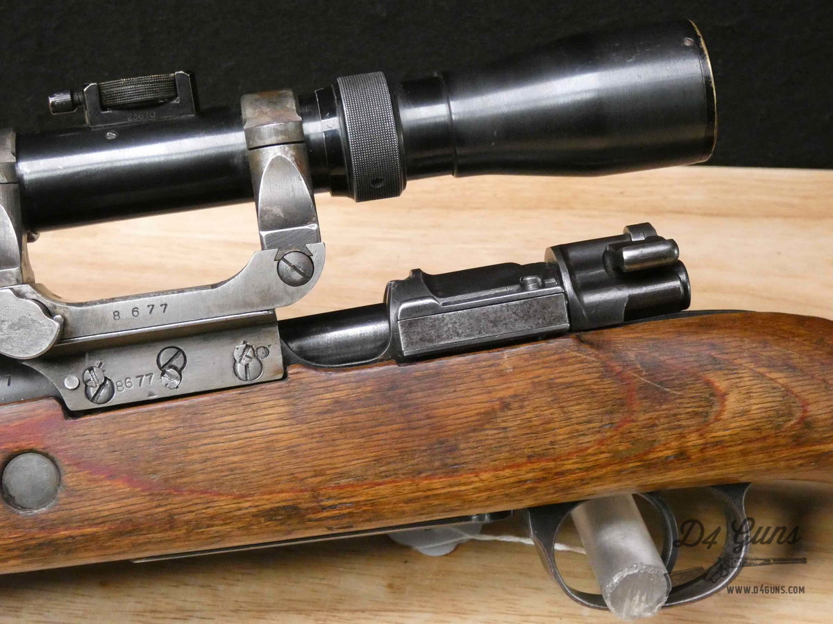WWII Mauser K98 Sniper - 1943 MFG - 98k - Numbers Match - Original ...