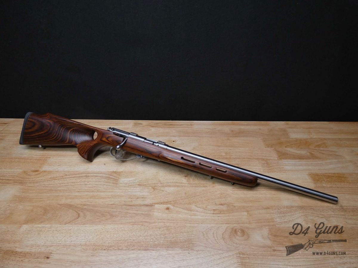 Savage 93R17 Stainless - .17 HMR - Laminate - Varmint - Thumbhole Stock ...