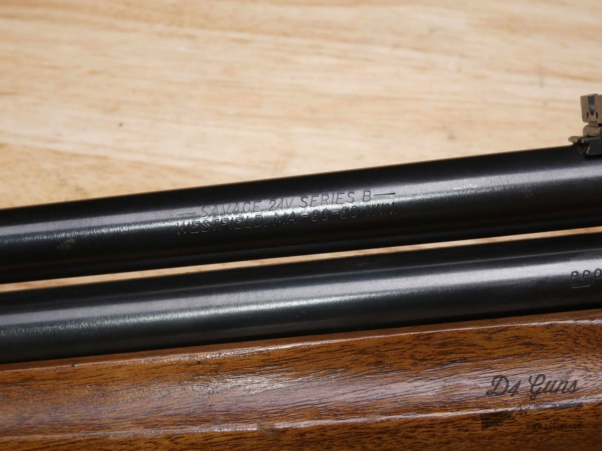 Savage Model 24V Series B - 20 Gauge & .30-30 Win - 24 V - XLNT - C ...