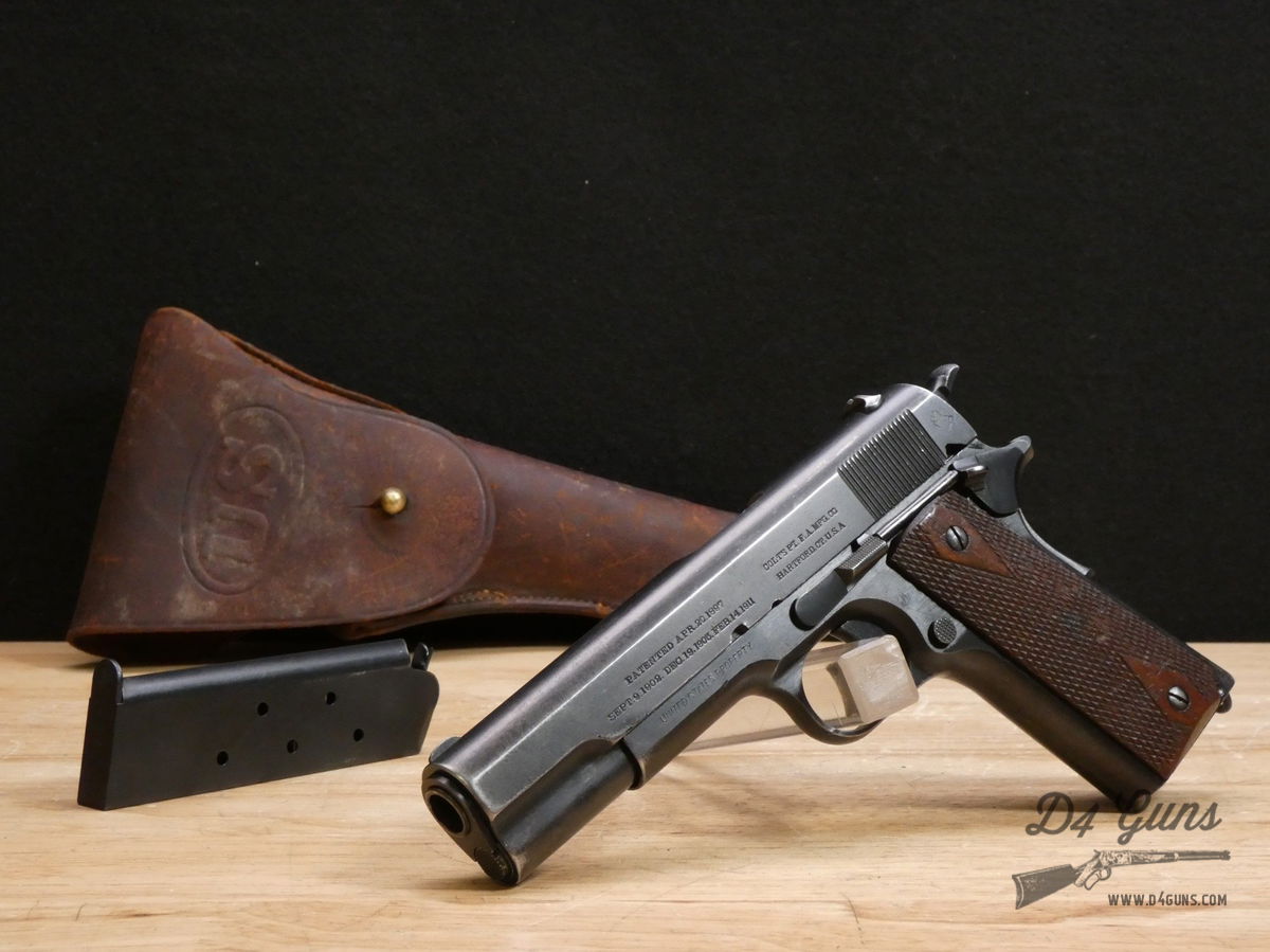 Colt 1911 - .45 ACP - US Army Property - WWI - MFG 1918 - JMG Stamp ...