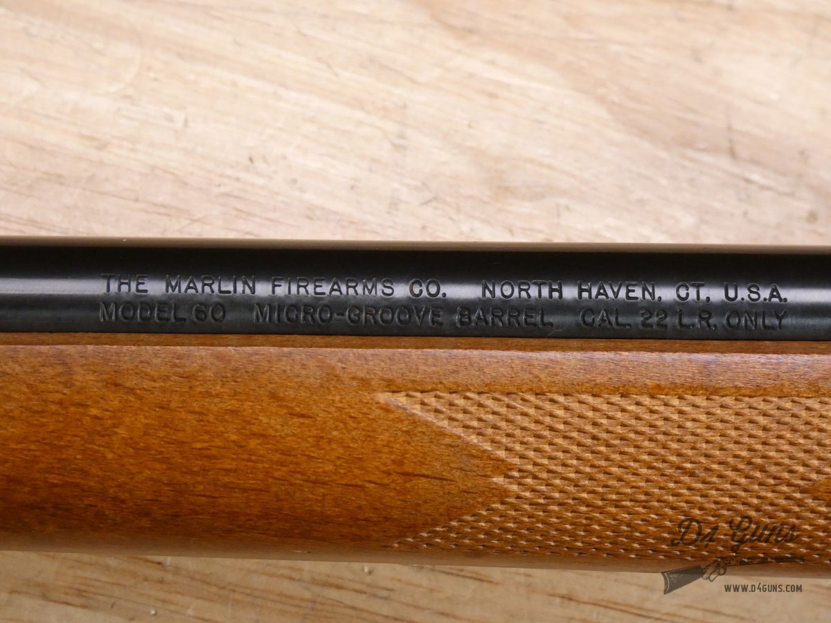 Marlin Model 60 - .22 LR - Mod. 60 - Squirrel Slayer - Tube Mag - w ...