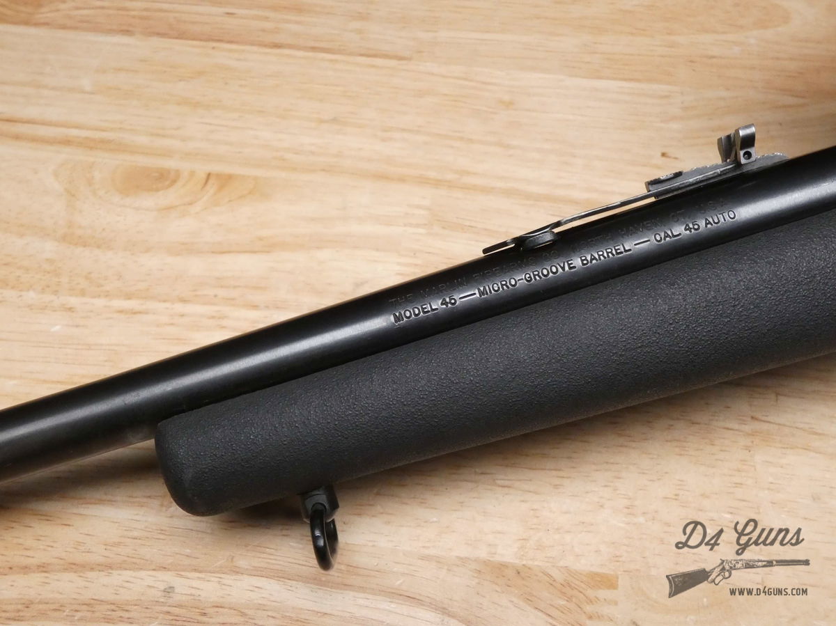 Marlin Model 45 Camp Carbine - .45 ACP - M45 - MFG 1995 - PCC - w/ Red ...