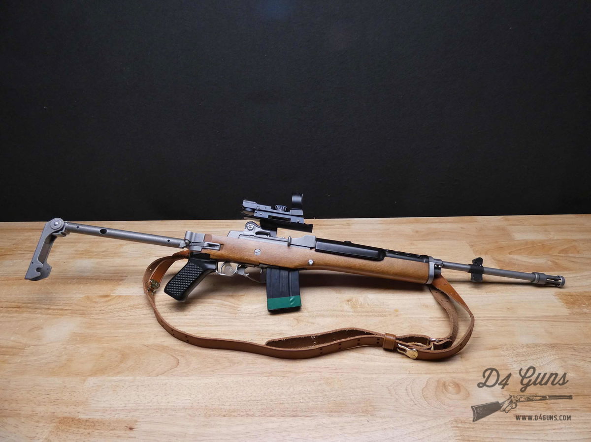 Ruger Mini-14 - .223 Rem - 1995 - 556K - 5 Mags & Rare Samson Folding ...