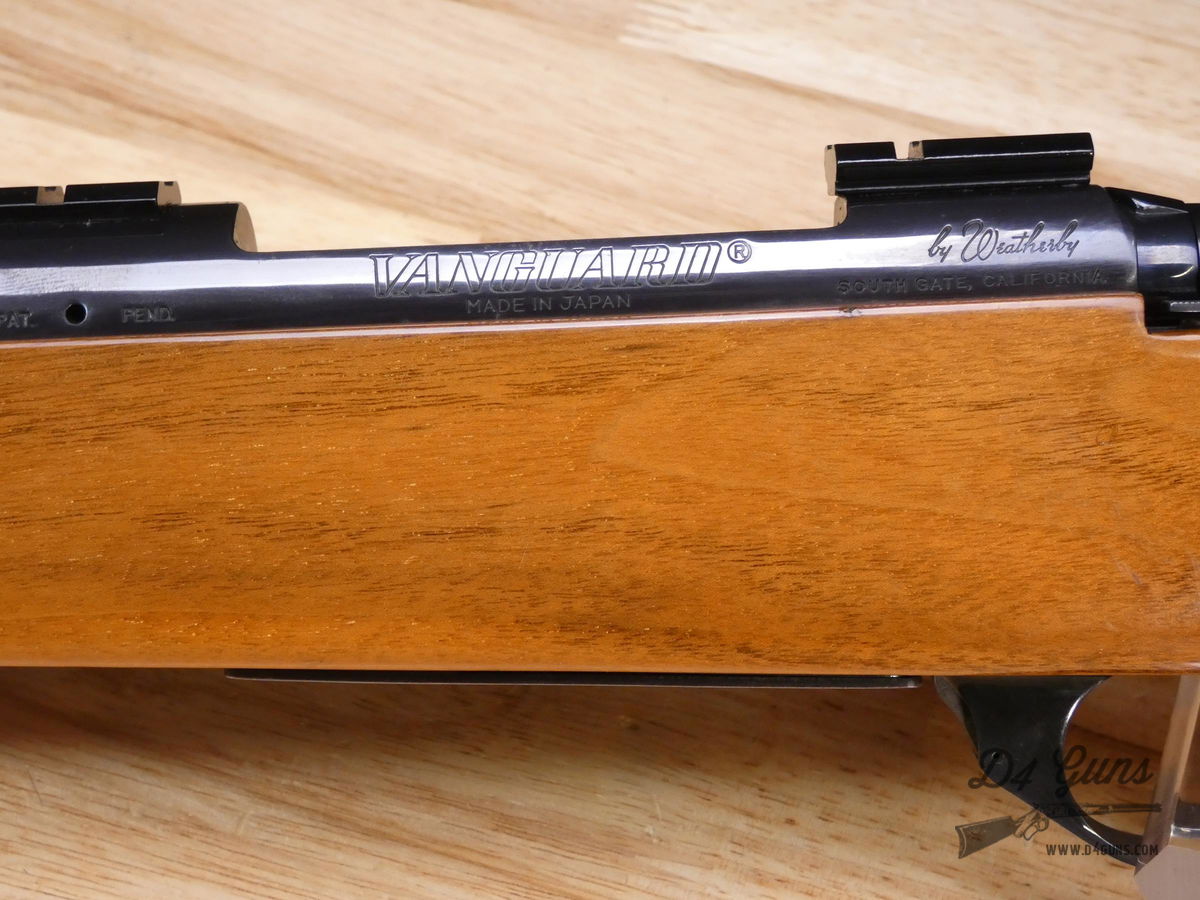 Weatherby Vanguard Deluxe - .25-06 Rem - Bolt Action Hunter - Leather ...
