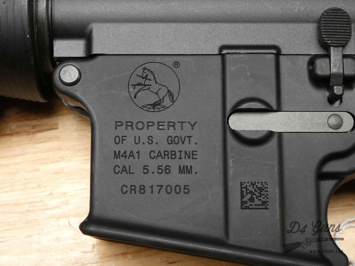 Colt M4A1 Carbine - 5.56 NATO - AR15 - US Govt Property M4 - XLNT AR AR ...