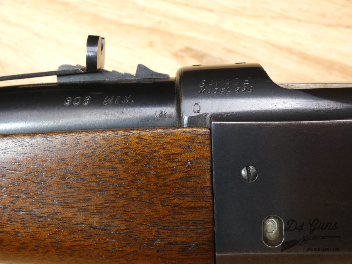 Savage Model 99A - .308 WIN - Savage 99 - Mfg 1971 - Round Counter ...