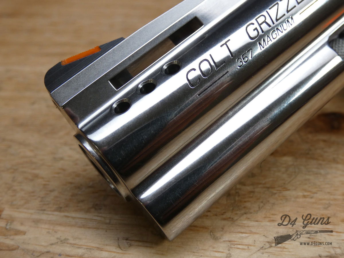 Colt Grizzly - .357 Mag - w/ OG Case - Ported - Stainless - SA/DA ...