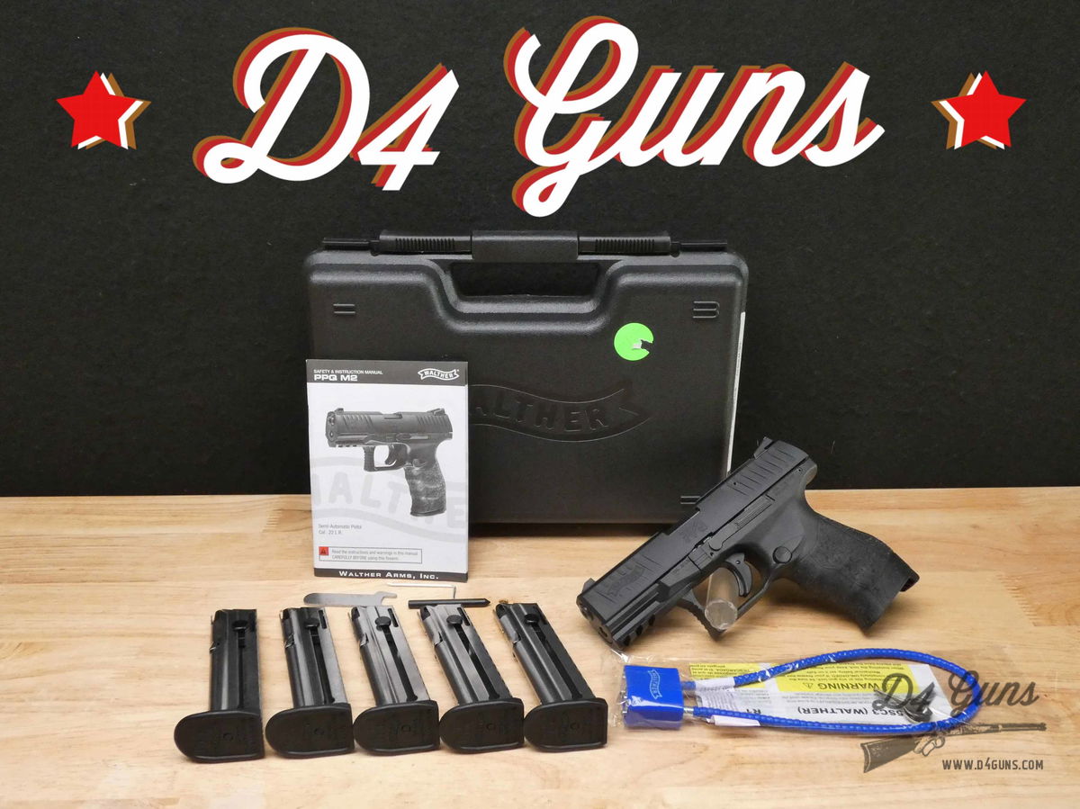 Walther PPQ M2 - .22 LR - PPQ-M2 - Mfg. 2022 - DEU - 22M2 - CCW - 5 Mags - Semi Auto Pistols at ...