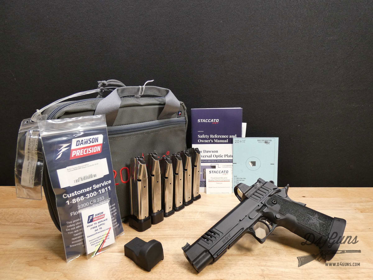 Staccato XL 2011 - 9mm - STI - Leupold DPP & 6 MAGS - DLC Bull BBL ...