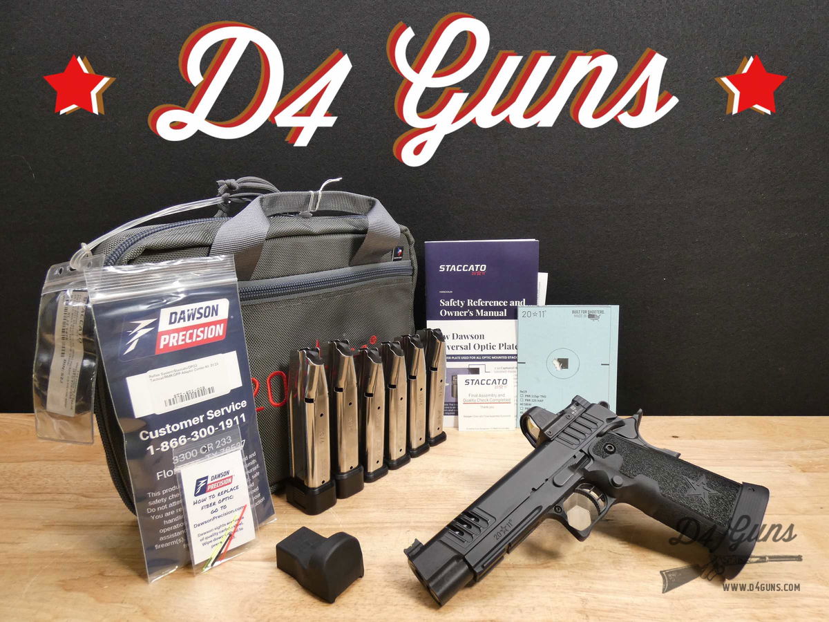 Staccato XL 2011 - 9mm - STI - Leupold DPP & 6 MAGS - DLC Bull BBL ...