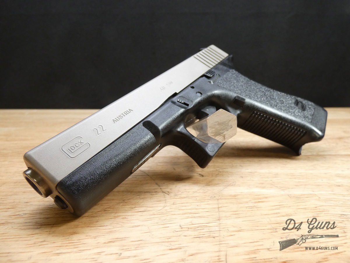 Glock 22 Gen2 - .40 S&W - G22 - Gen 2 - Factory NiBX Nickel Boron ...