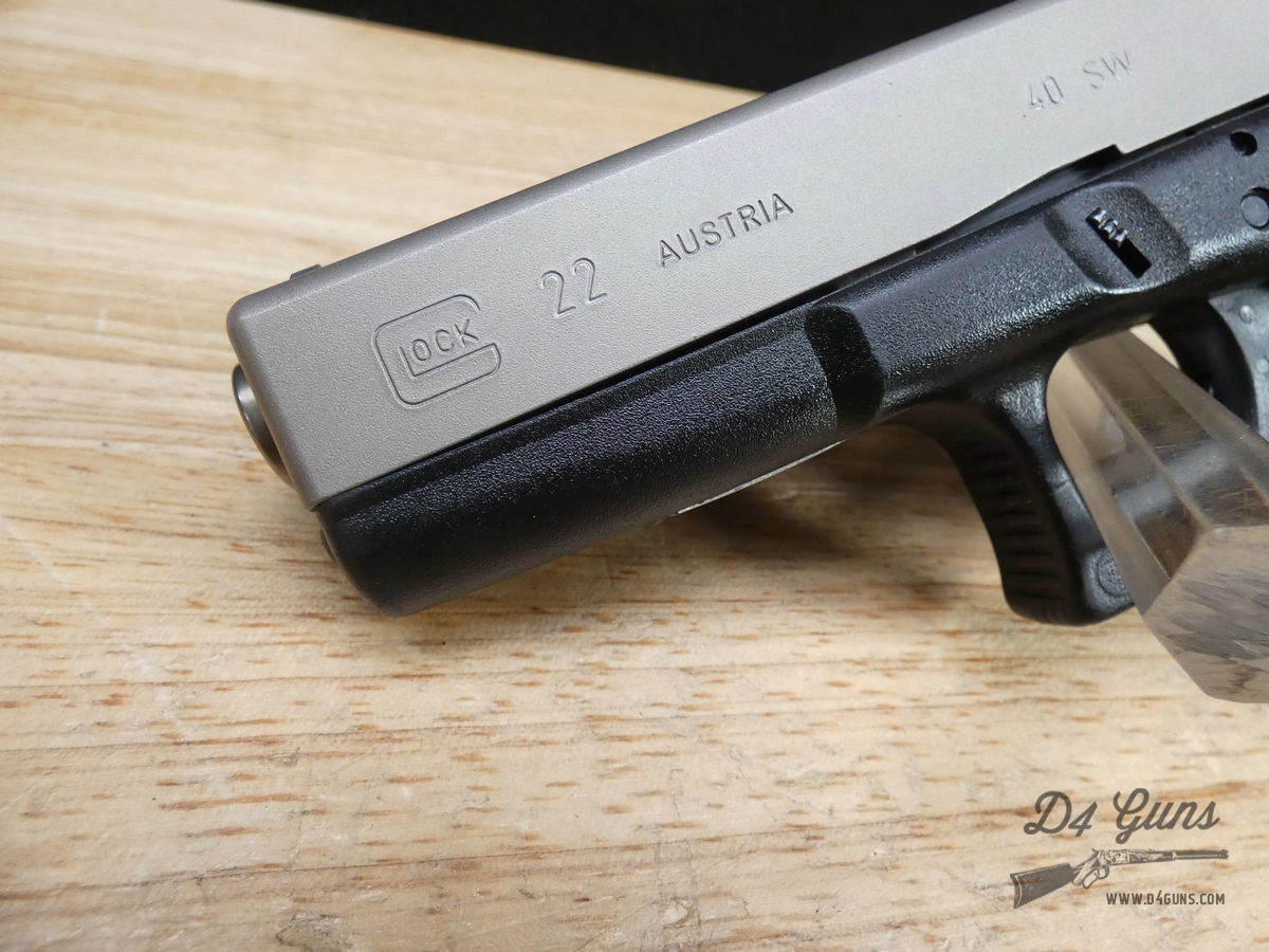 Glock 22 Gen2 - .40 S&W - G22 - Gen 2 - Factory NiBX Nickel Boron ...