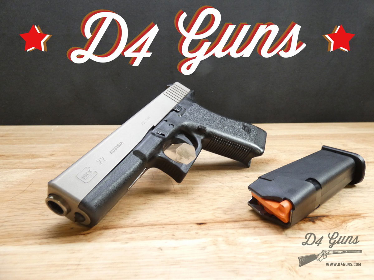Glock 22 Gen2 - .40 S&W - G22 - Gen 2 - Factory NiBX Nickel Boron ...