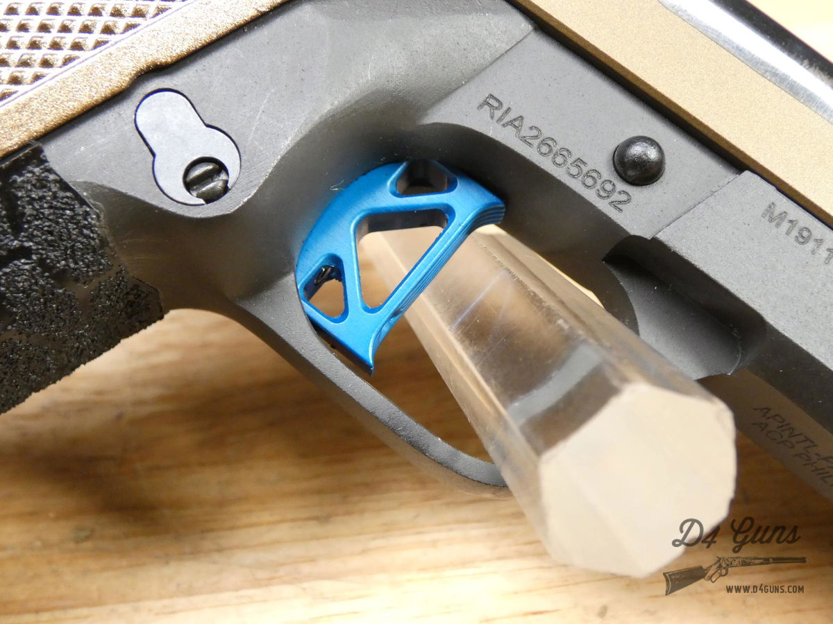 Rock Island Armory M1911 A1-MS Tact Ultra Combo - 9mm & .22 TCM ...