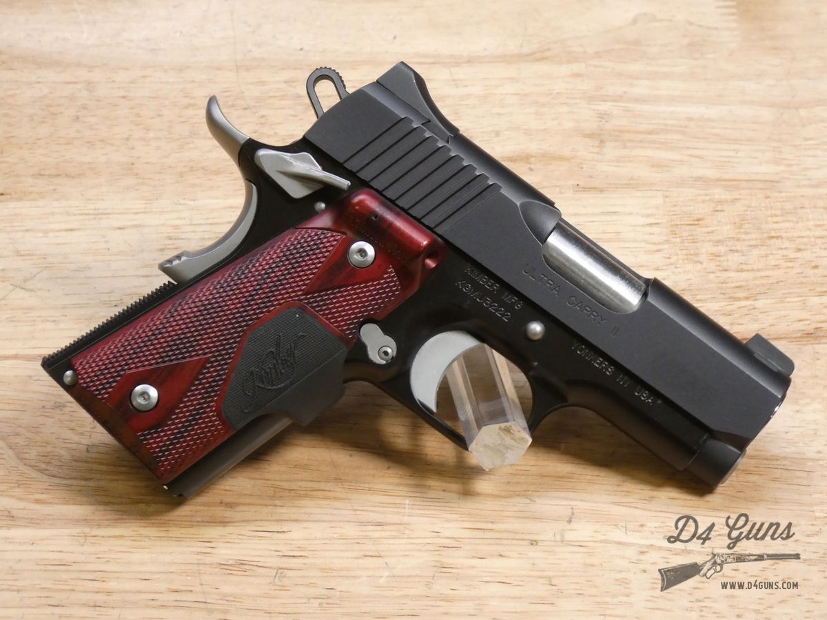 Kimber Ultra Carry II 1911 - .45 ACP - 45 AUTO - w/ LaserGrips & 3 Mags ...