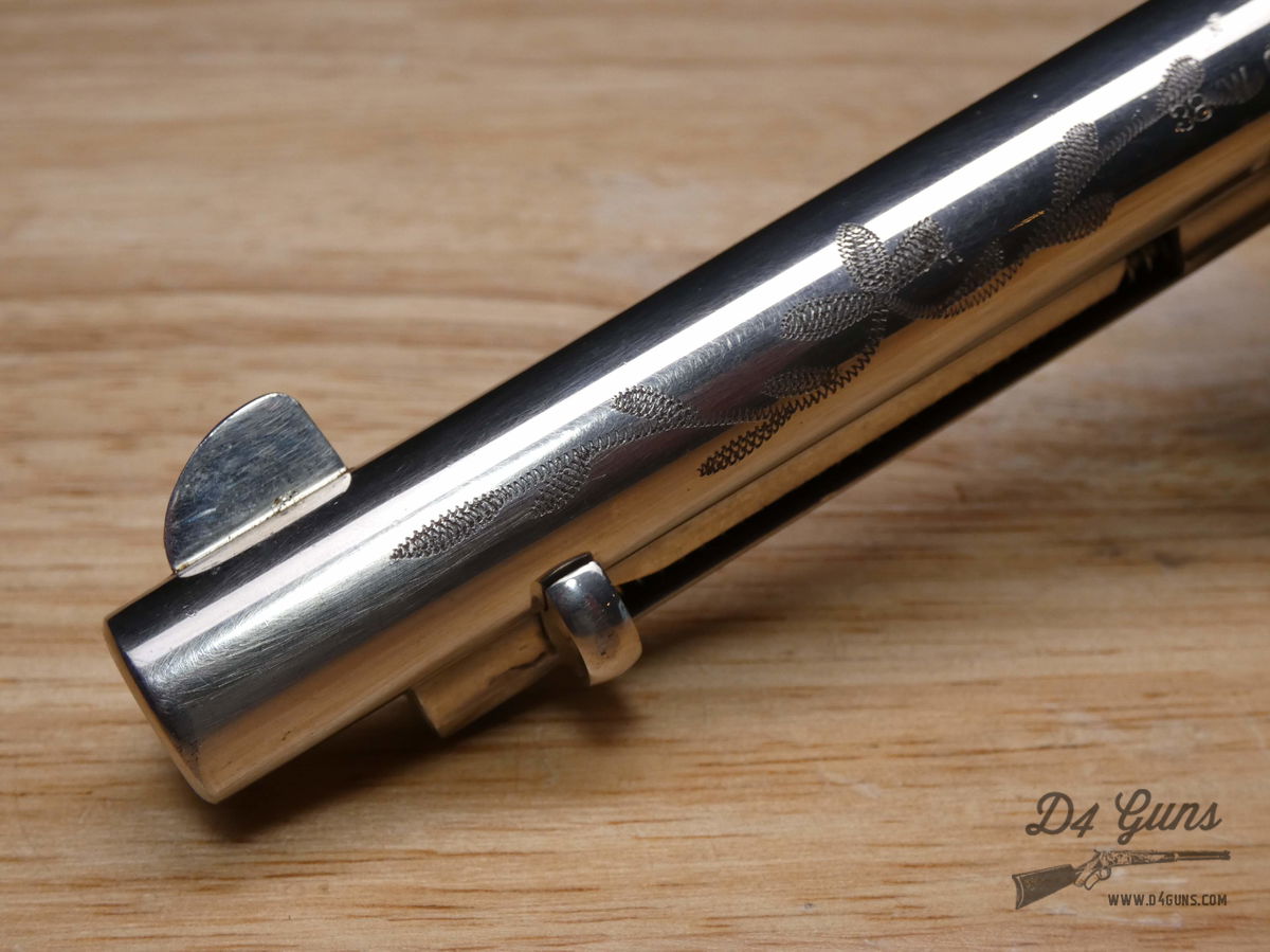 RARE WOLF & KLAR ENGRAVED Colt Single Action Army - .38 WCF - .38-40 ...